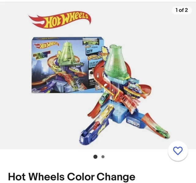 HOT WHEELS COLOR Change Science Lab Set Racing Track Kids Toy $9.99 ...