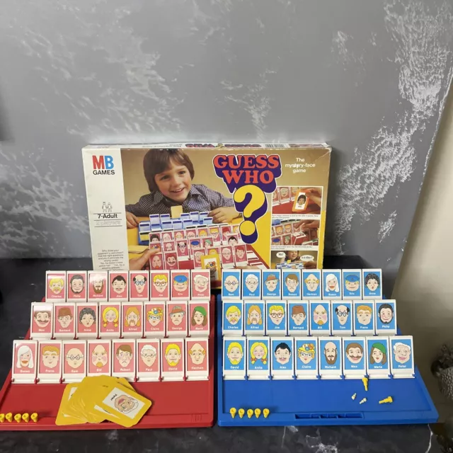 Guess Who Board Game Vintage Mb Games 1979 Complete See Description Gc £2299 Picclick Uk
