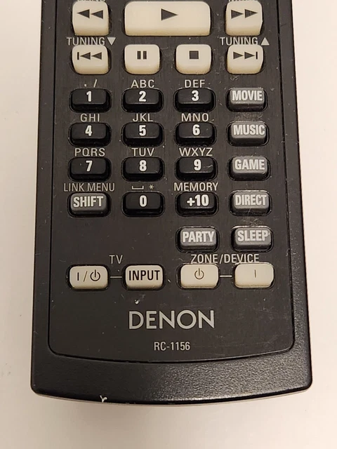 ORIGINAL DENON RC-1156 Remote Control - OEM - Tested and working $69.99 ...
