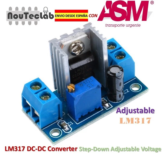 LM317 DC-DC CONVERTER Adjustable Linear Regulator Step Down Circuit ...