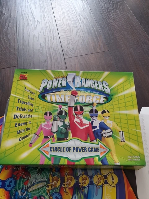 POWER RANGERS TIME Force 'Circle of Power' Board Game- 2002 Fox Kids ...
