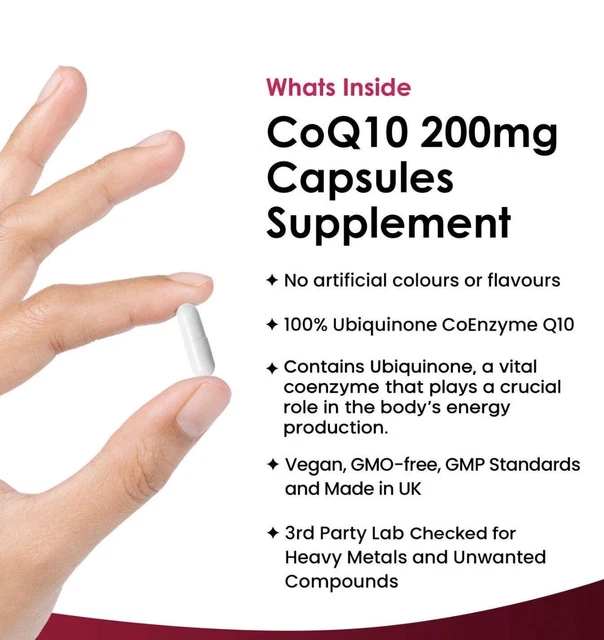 NEW LEAF COQ10 200mg 120 Capsules £1.16 - PicClick UK
