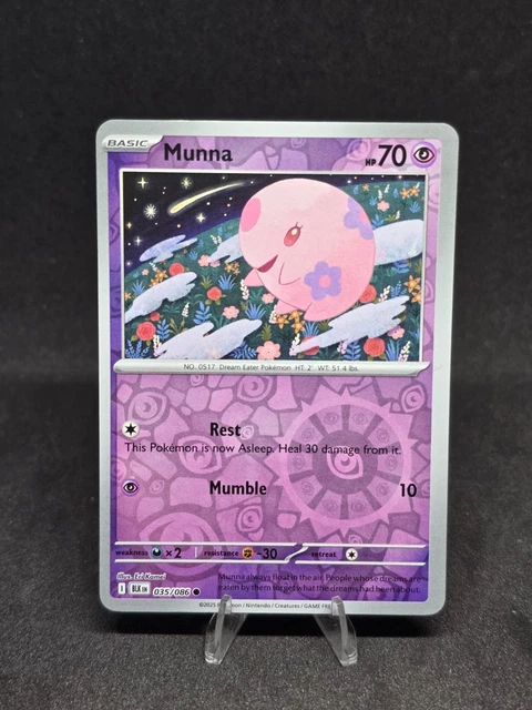 POKÉMON TCG MUNNA 035/086 Sv: Black Bolt Reverse Holo NM $2.52 ...