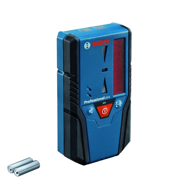 BOSCH PROFESSIONAL LASER Receiver LR 6 (red beam, 2 x 1,5 V Batteries ...