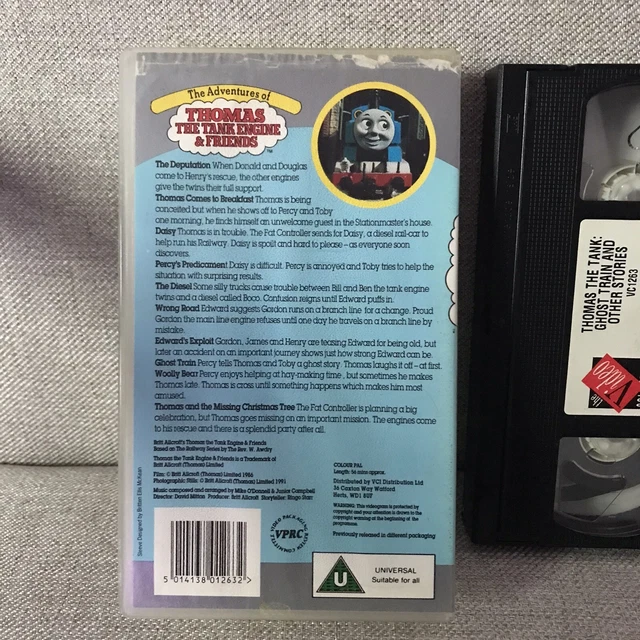 THOMAS THE TANK Engine & Friends Vhs Video - Ghost Train And Other ...