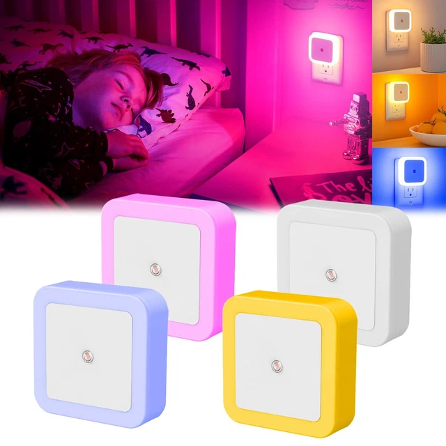 LED SQUARE INTELLIGENT Light Control Induction Plug-in Night Light For ...