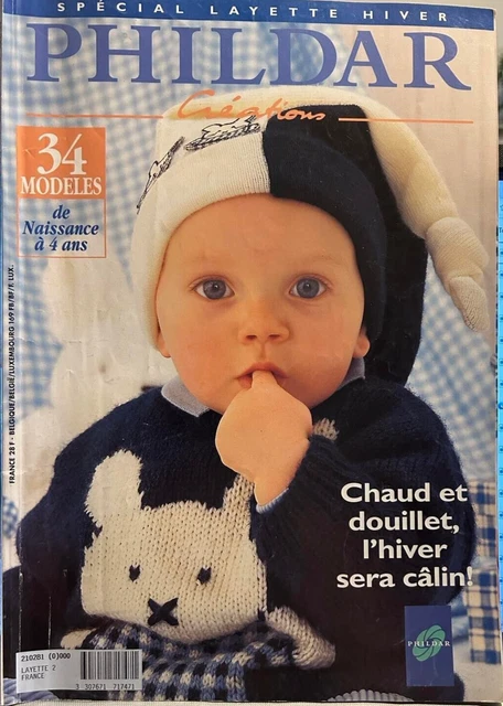 CATALOGUE ANCIEN DE Tricot Phildar Mailles N°281 Layette Automne Hiver 1996 EUR 3,00 - PicClick FR