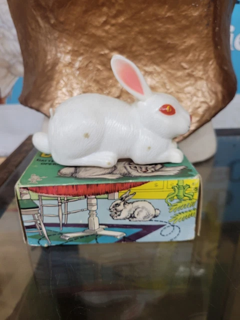 VINTAGE MARX FUNNY Bunny Battery Operated Rabbit Toy In Original Box $1 ...