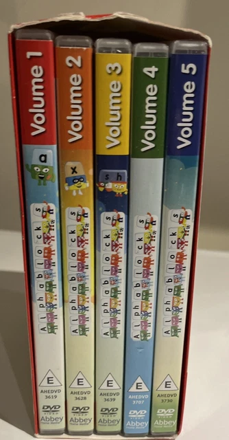 ALPHABLOCKS COMPLETE COLLECTION DVD Box Set Volumes 1-5 CBeebies ...