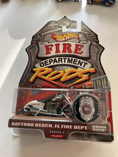 HOT WHEELS FIRE Department Rods Daytona Beach, FL Fire Dept Scorchin ...