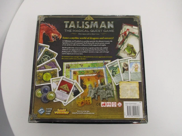 TALISMAN REVISED FOURTH Edition Board Game (TM02) Preowned Checked ...