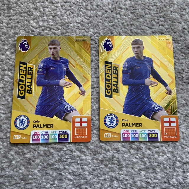 ADRENALYN XL PL 2025 Golden Baller card - Cole Palmer of Chelsea X2 £9. ...