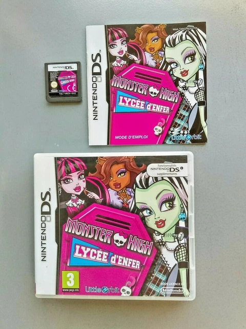 NINTENDO DS // Monster High Lycée d'enfer // Compatible 2DS 3DS // Jeu ...