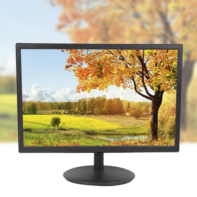 LED MONITOR 19& inch Desktop Computer PC Monitor 16:10 HDMI VGA With ...