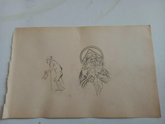 ANCIEN DESSIN AU crayon , croquis 4 , bon état 15x24 cms, 1920 EUR 13 ...