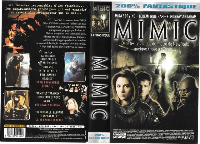 JAQUETTE VHS ORIGINAL Mimic (Mira Sorvino...) EUR 2,30 - PicClick FR