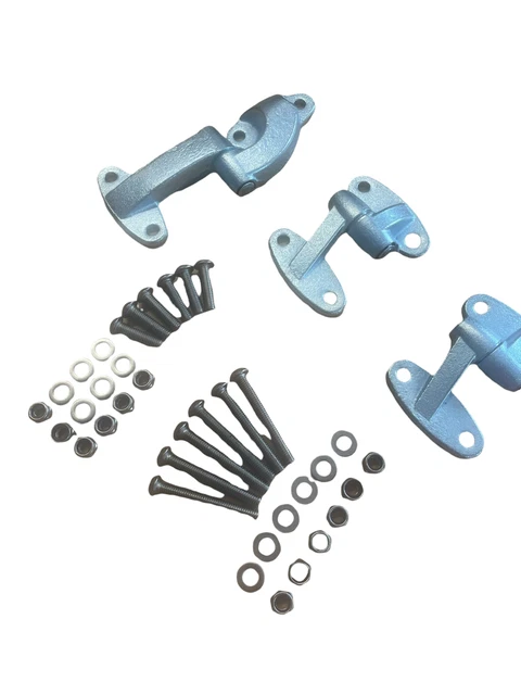 LAND ROVER DEFENDER Rear End Door Hinge Kit & Stainless Steel Nuts ...