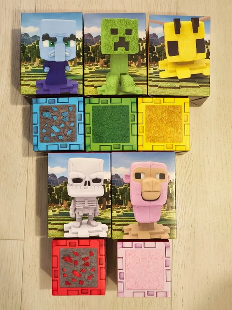 MCDONALD’S SINGAPORE MINECRAFT Movie Set of 10 Creeper Skeleton Bee ...