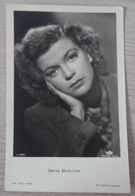 FOTO AUTOGRAMMKARTE SCHAUSPIELERIN Gerta Böttcher 1930er Jahre (114145 ...