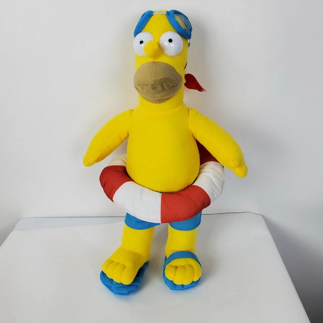 TOY FACTORY THE Simpsons Homer Simpson Plush 16" Swim Float Goggles ...