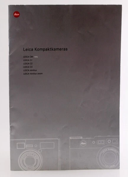 BROCHURE LEICA APPAREILS Numériques Compacts CM C1 C2 C3 Minilux Zoom ...