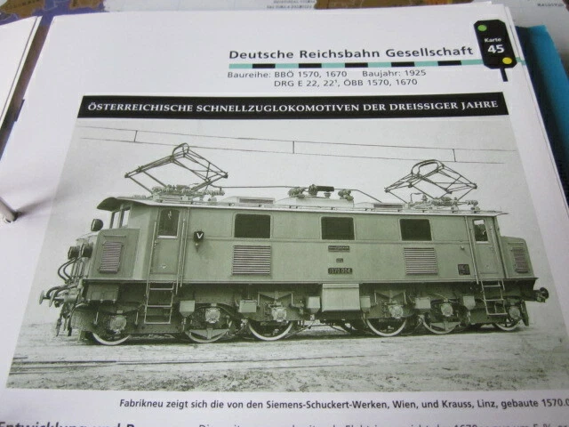 LOKAUFRISS DRG 45 BBÖ, ÖBB 1570, DRG E 22 Österreichische ...