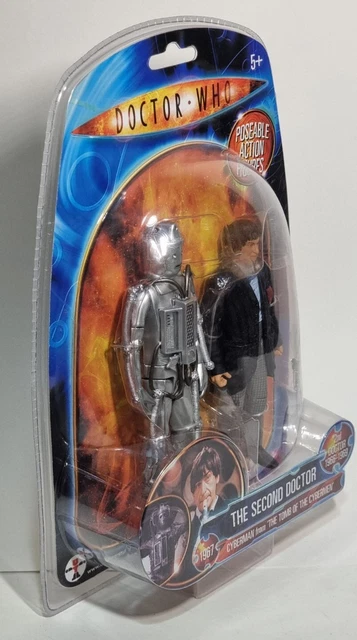 DOCTOR WHO SECOND 2nd Dr Tomb of Cyberman Figure Set £58.99 - PicClick UK