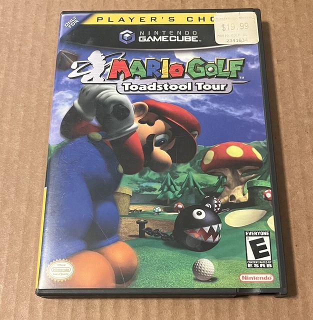 MARIO GOLF: TOADSTOOL Tour Player's Choice (Nintendo GameCube) - With ...