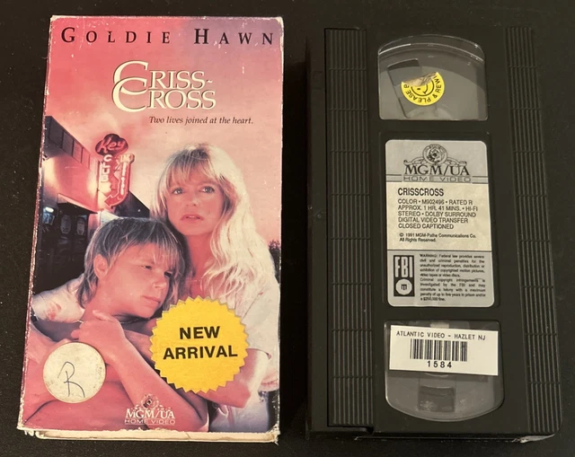 CRISS-CROSS VHS GOLDIE Hawn Arliss Howard James Gammon Keith Carradine ...