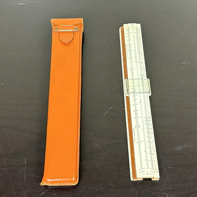 VINTAGE KEUFFEL &ESSER Co. Drafting Slide Ruler With Original Case N ...