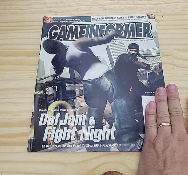 DEF JAM & Fight Night Game Informer Magazine Issue #149 September 2005 ...