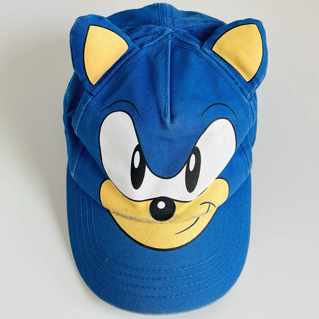 VINTAGE SONIC THE Hedgehog Cap Blue Hat SEGA Video Game Retro Gamer ...