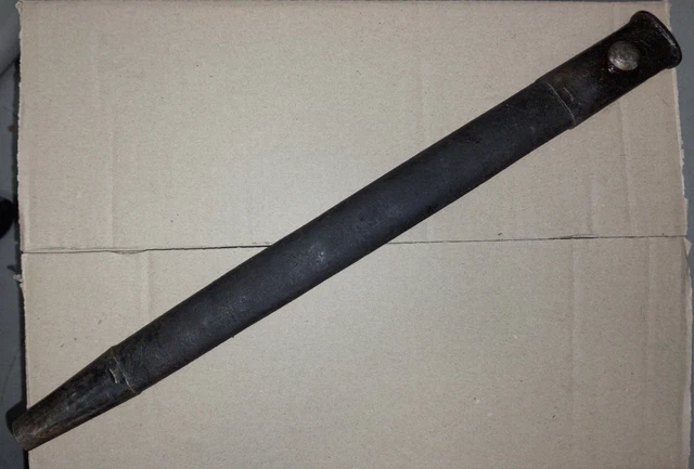 SMLE 07 SCABBARD - Ww1 / Ww2 British Army Genuine Round Button Vgc £70. ...