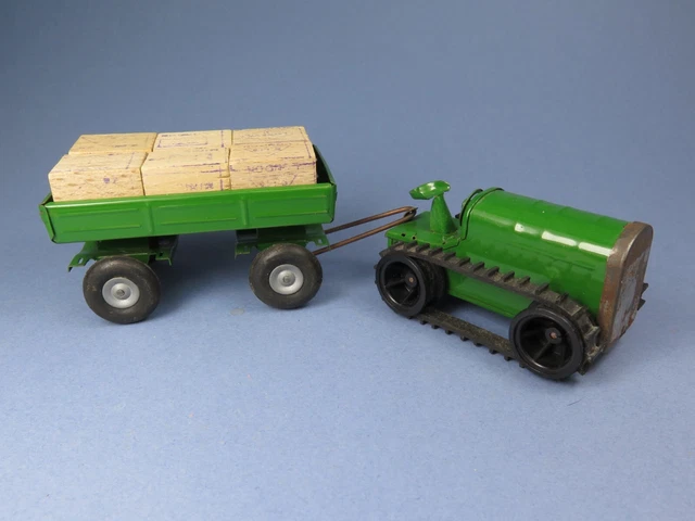 VINTAGE TRIANG MINIC 11M Clockwork Tractor & Trailer With Load ~ Lines ...