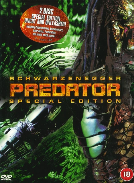 PREDATOR (1987) 2-DISC Special Edition DVD, Arnold Schwarzenegger, Carl ...