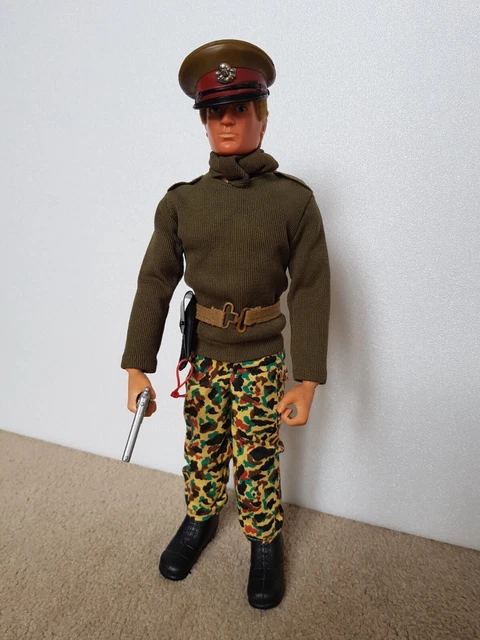 VINTAGE ACTION MAN - Talking Commander Eagle Eye Blue Pants PALITOY £90 ...