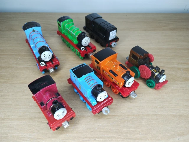 THOMAS THE TANK Engine Die-cast Diecast Trains Bundle X 7 Trains Fab ...