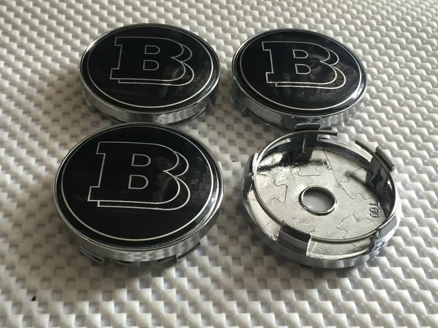 4X BENTLEY ALLOY Wheel Hub Centre Cap Set of 4 Center Caps 60mm Black ...