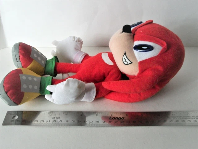 KNUCKLES THE ECHIDNA Plush Doll 12" Toy Network Sonic X The Hedgehog ...