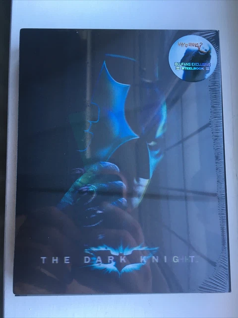 THE DARK KNIGHT 4K + Blu-Ray Single Lenticular Blufans Exclusive Steelbook New+ £90.00 - PicClick UK