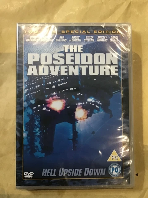 THE POSEIDON ADVENTURE DVD 1972 Gene Hackman Film 2 Disc Special Ed, UK ...