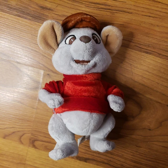 VINTAGE DISNEY THE Rescuers Down Under Bernard Mouse Plush 7" Stuffed ...