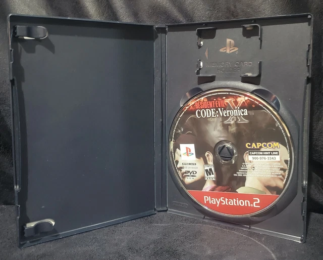 RESIDENT EVIL - CODE: Veronica X (PS2 PlayStation 2) RED LABEL DISC AND ...