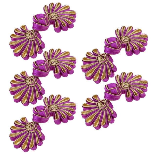 5 PAIRS CHINESE Traditional Buttons Chinese Closure Buttons DIY ...