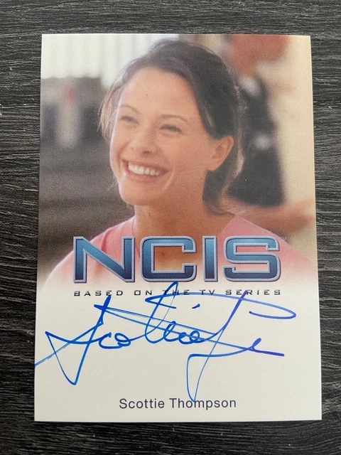 SCOTTIE THOMPSON AS Jeanne Benoit NCIS Seasons 1-3 Autograph Card Auto ...