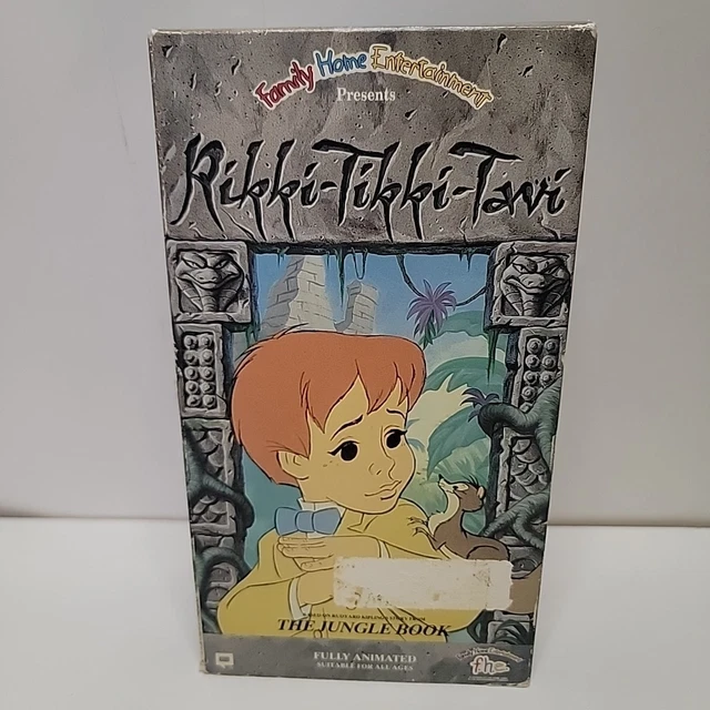RIKKI-TIKKI-TAVI (VHS, 1991) Animation Kids Family TESTED £4.64 ...