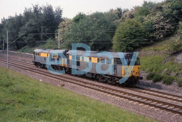 35MM RAILWAY SLIDE of Class 31 31163 & 31466 @ Brineton - Copyright to ...