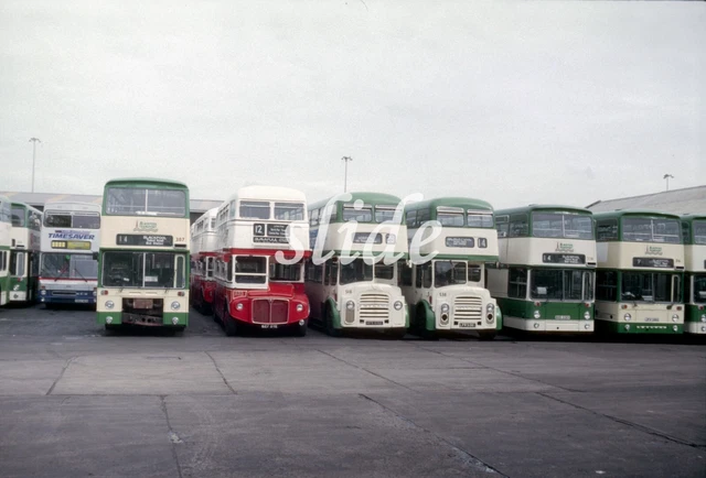 BLACKPOOL LEYLAND PD3 Aec Routemater Bus 523 1987 Original Slide ...
