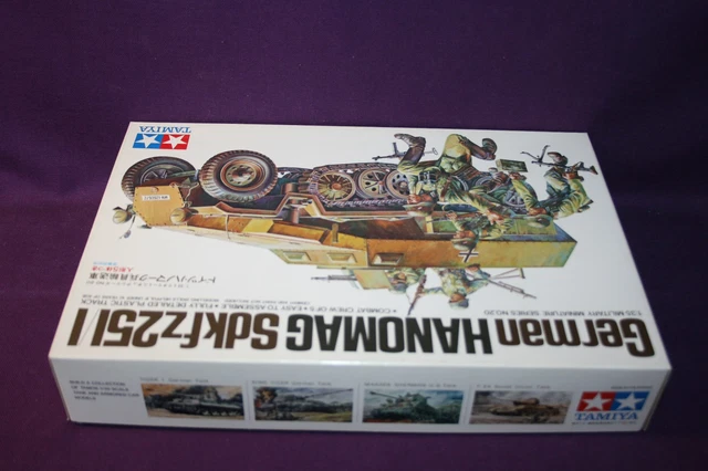 TAMIYA SD.KFZ. 251/1 Hanomag 1:35 scale model kit 35020. £17.50 ...