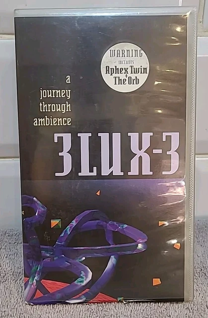 3 LUX-3: VERY Rare VHS Tape - Featuring Aphex Twin + The Orb ...